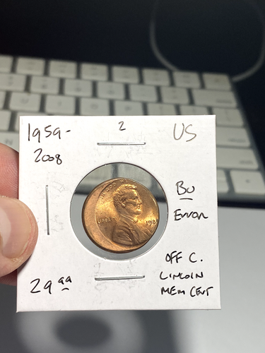 United States 1 Cent Error Coin - 30% Off Center | eBay