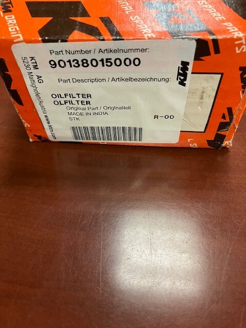 KTM 90138015000 - Cross reference oil filters