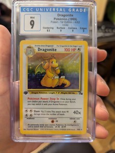 Dragonite 1999 Fossil #04/62 1st Edition Holo Price Guide - Sports Card ...