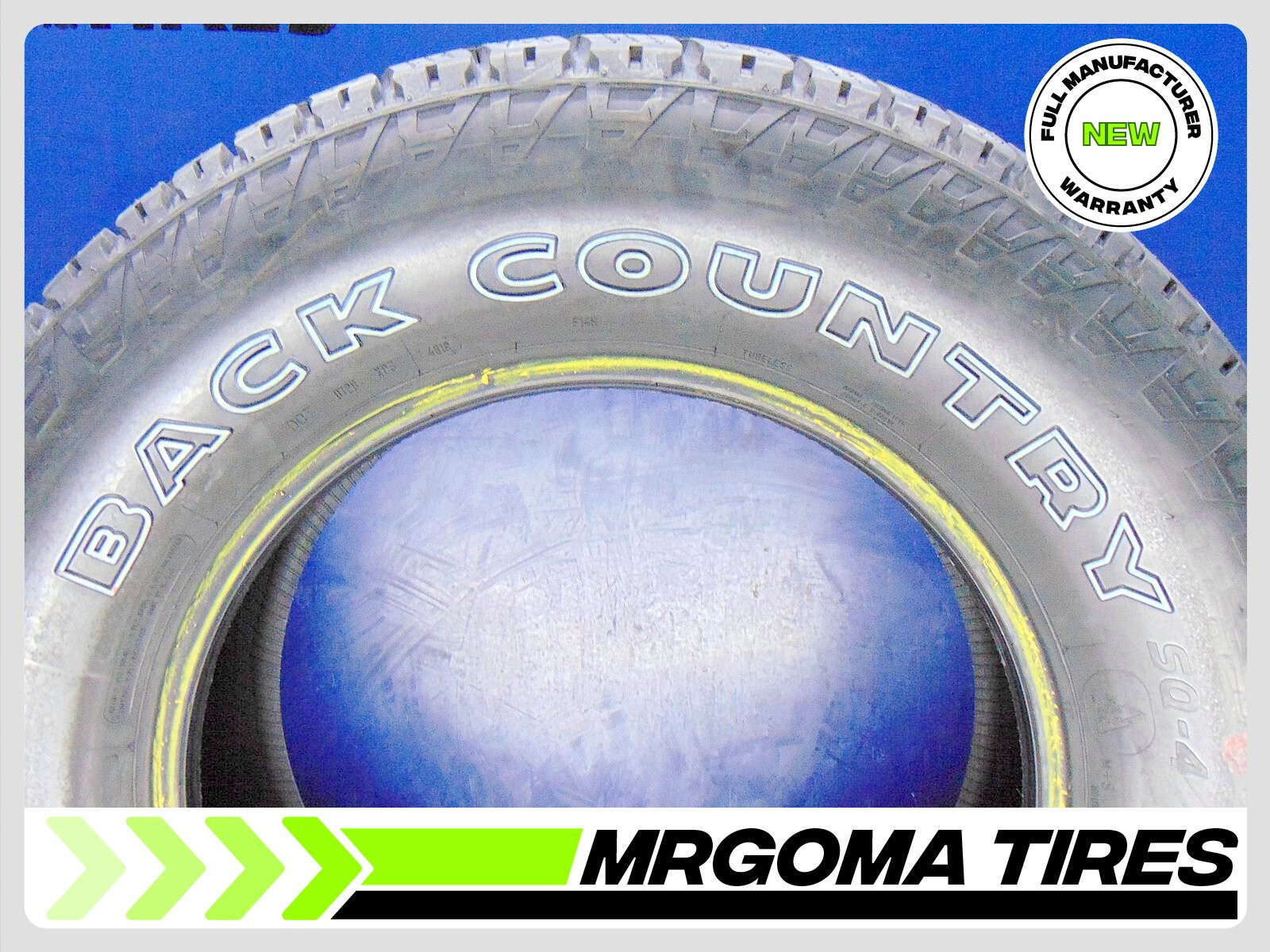 1 BRAND NEW 265/65/17 DEAN TIRES BACK COUNTRY SQ-4 ALL TERRAIN M+S TIRE ...