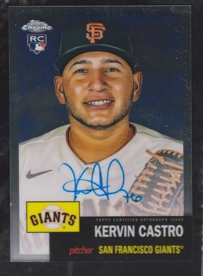 2022 TOPPS CHROME BASEBALL CPA-KC KERVIN CASTRO AUTO NMMT *** FREE ...
