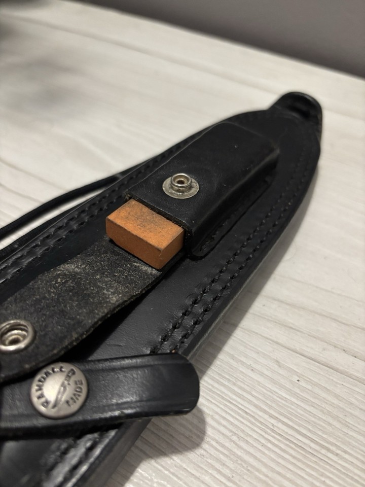 Randall Model 18 Survival Knife 7-1/2 Blade, SS Sawtooth, Black Sheath ...