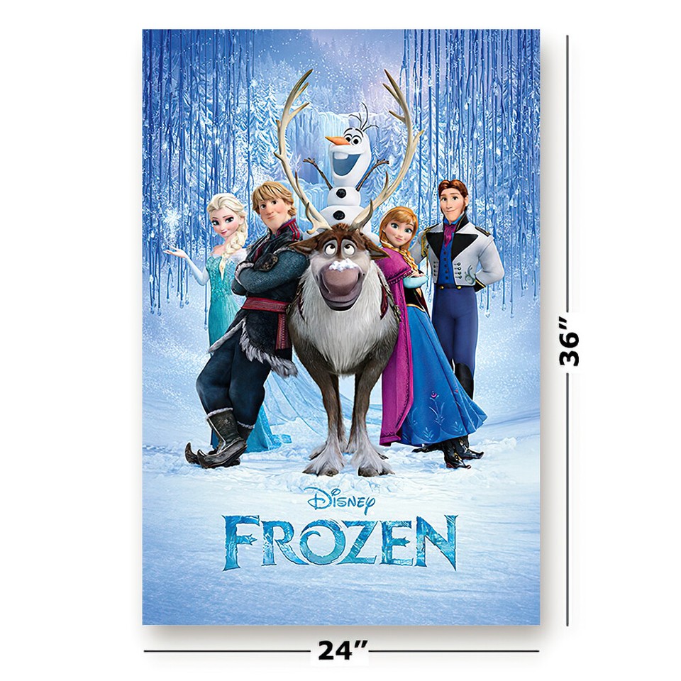 Frozen - Disney Movie Poster / Print (The Cast / Regular Style) (Size ...