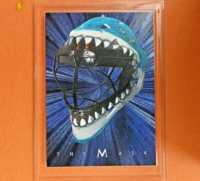 BRIAN HAYWARD 2001-02 BETWEEN THE PIPES MASK BLUE #35 San Jose Sharks ...