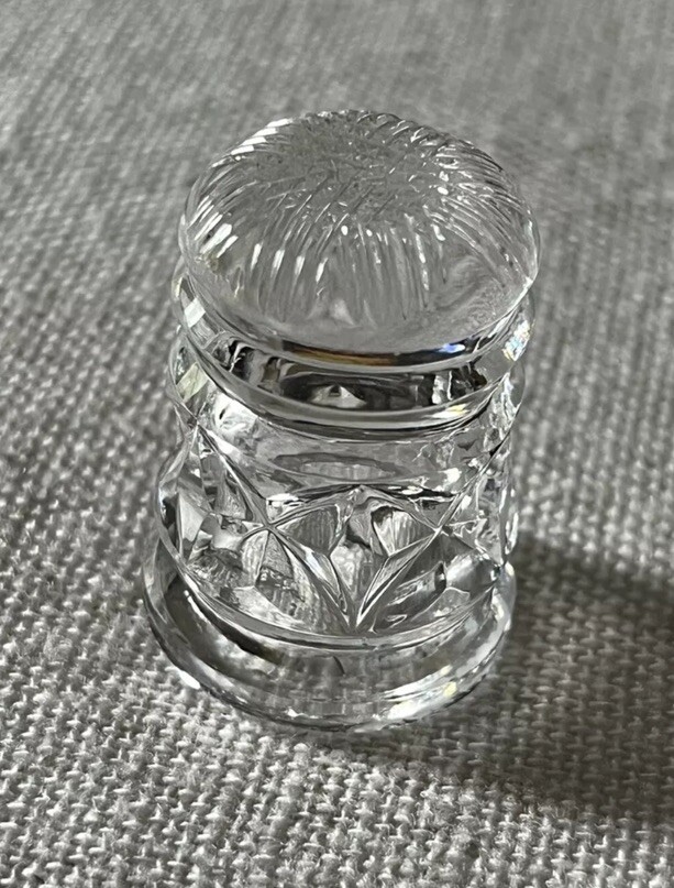 Vintage Waterford Crystal Thimble Glass Thimble | eBay
