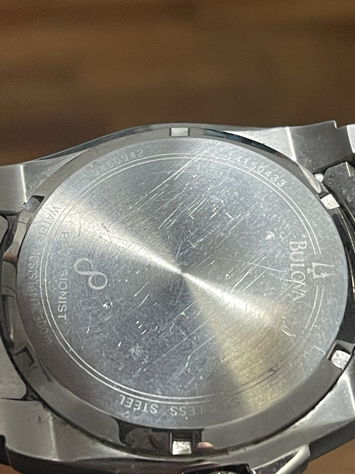 Bulova Precisionist Men's Silver Diver Watch - 96B131 46 MM | eBay