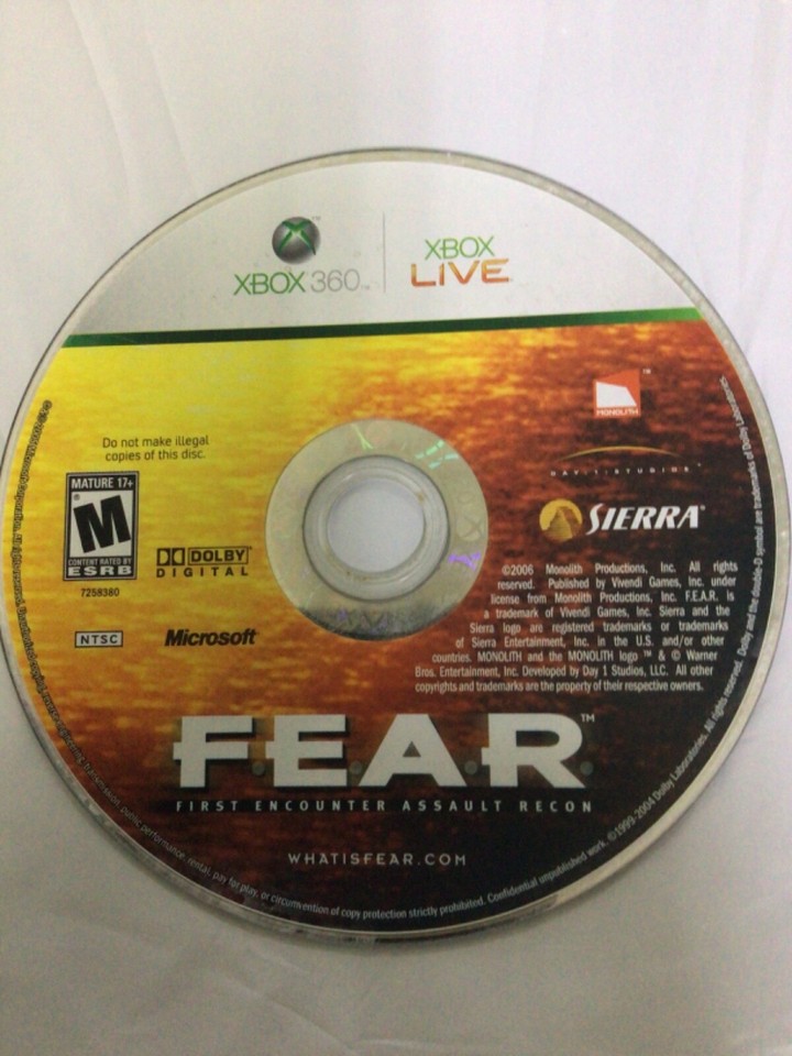 E - L Xbox 360 Games Disc Only RESURFACED TESTED AND WORKING | eBay