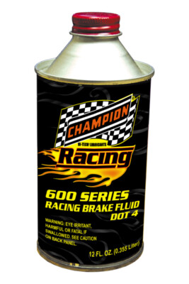 Champion 4059K Racing Brake Fluid DOT 4 Racing 600 Series 12oz Can ...