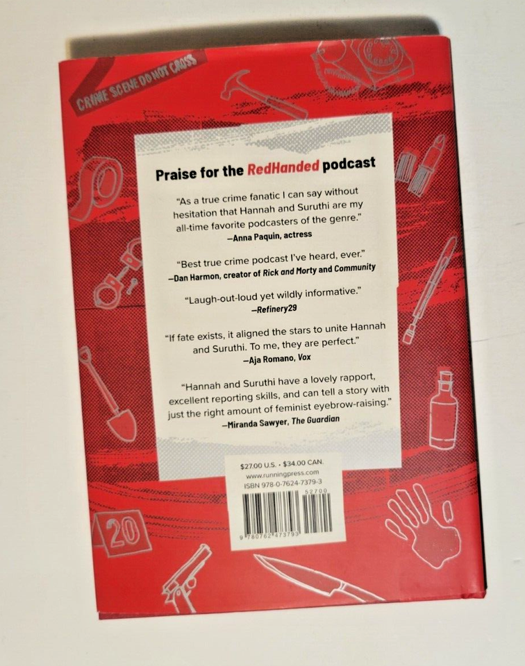 Signed copy by both authors, RedHanded by Suruthi Bala and Hannah ...