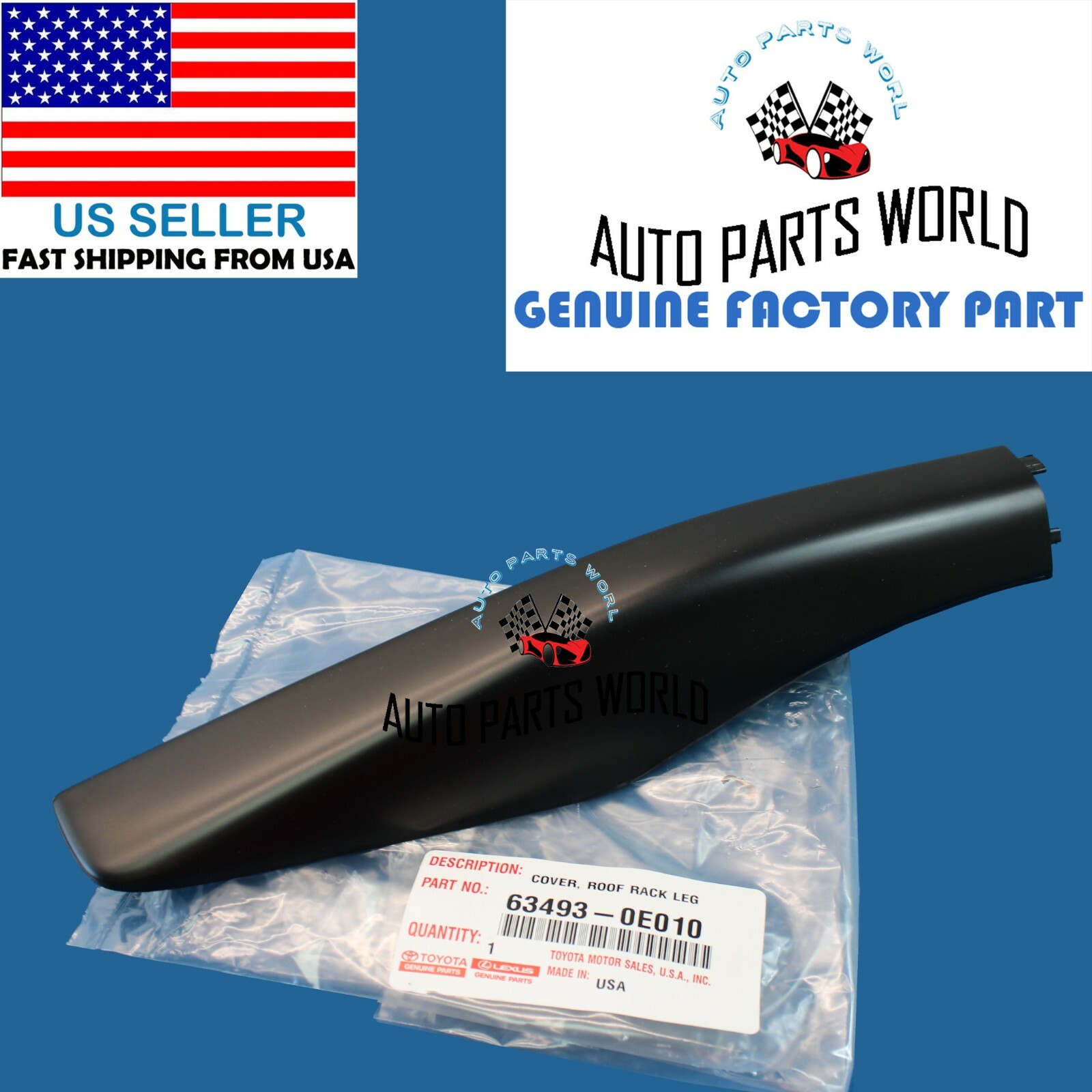 04 Lexus Rx330 Rear Left Driver Side Roof Rack Cover Trim 63494-0e010 ...