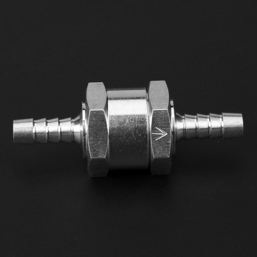 Aluminum Alloy Fuel Non Return Car Check Valve One Way Petrol Diesel ...