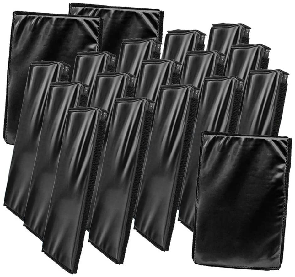 Set of 18 Black Wrestling Ring Floor Mats for WWE & AEW Wrestling ...