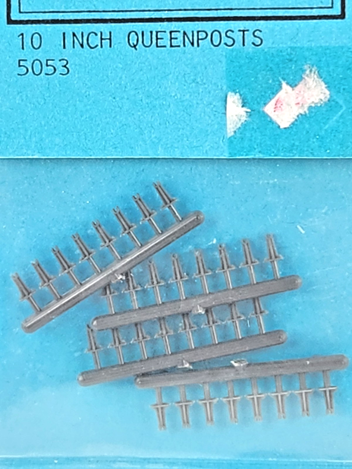 Grandt Line HO Scale #5053 10 Inch Queenposts (4 sets/pk) | eBay