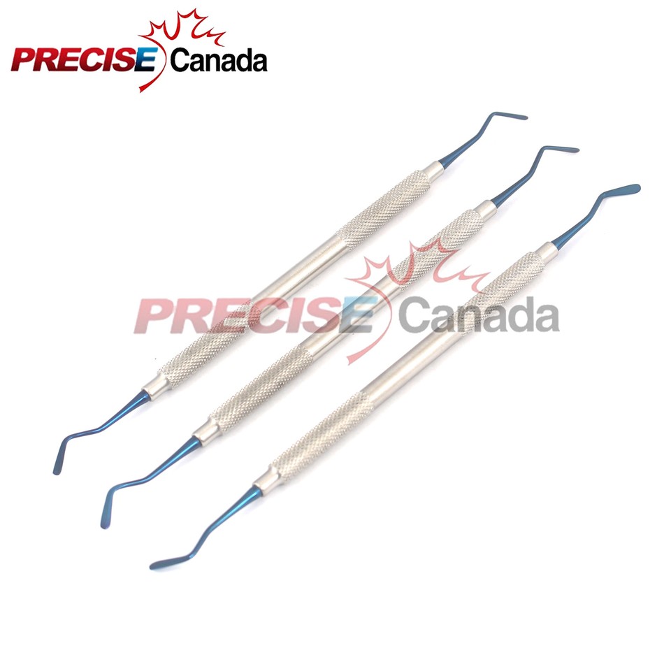 Titanium Blue Tips Dental Flat Plastic Filling Instrument Composite ...