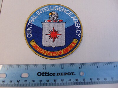 Central Intelligence Agency two tone Patch | eBay