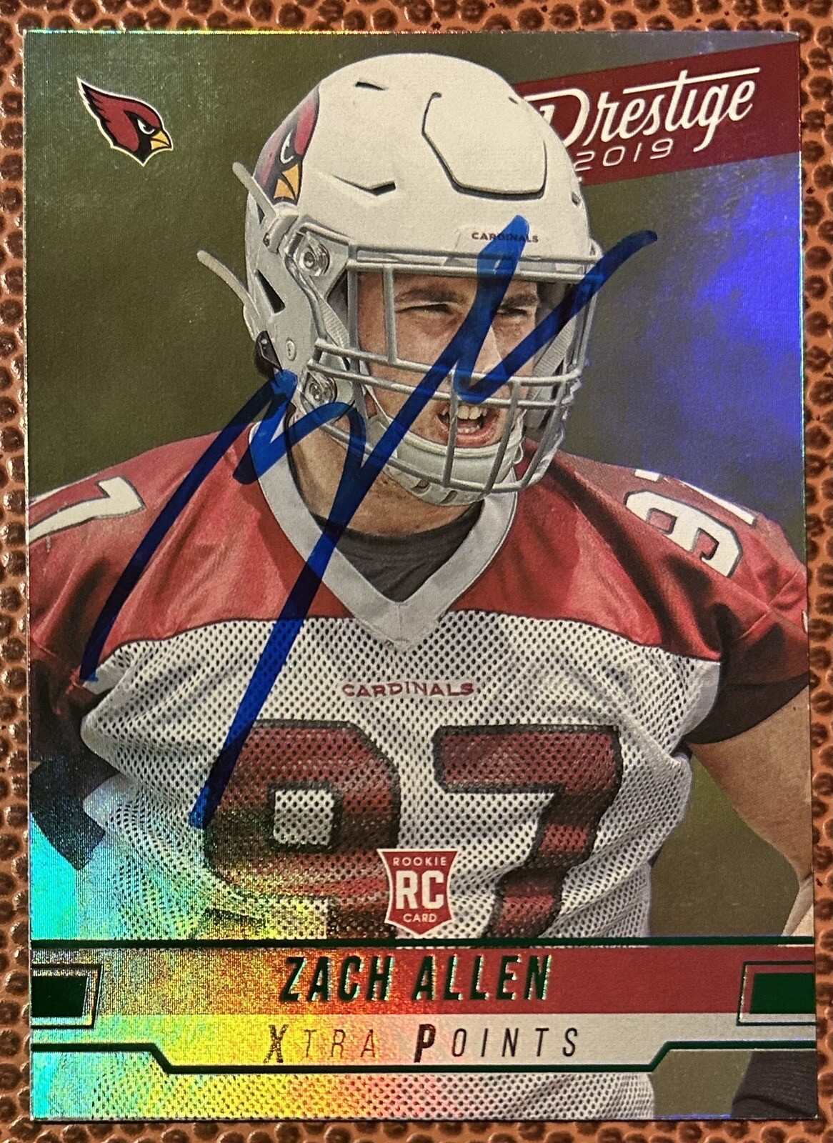 Zach Allen Arizona Cardinals 2019 Prestige Rookie Signed Auto Autograph ...
