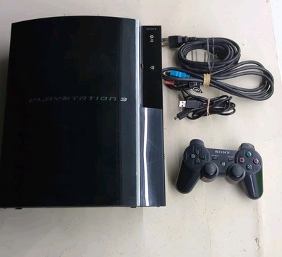 Sony PS3 Playstation 3 Fat Console CECHE01 80GB Backward Compatible ...