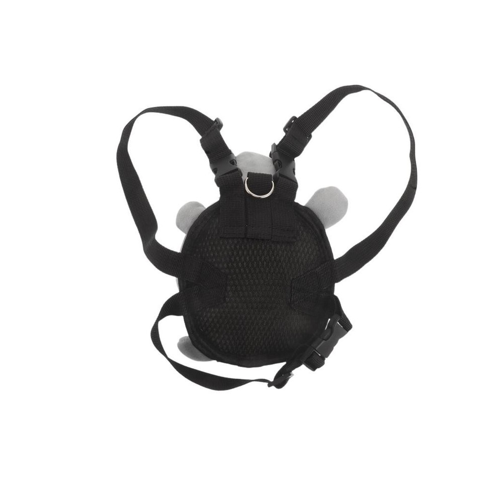 Dog Backpack Harness For Leash - Self Carrier Bag - Plush Turtle Shape ...
