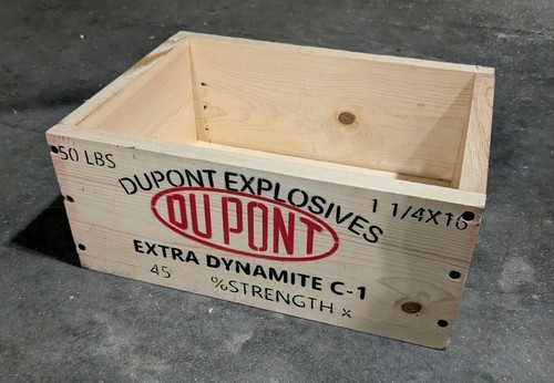 Vintage Dupont Dynamite Crate Hand made Replica - For Man-cave, Decor ...