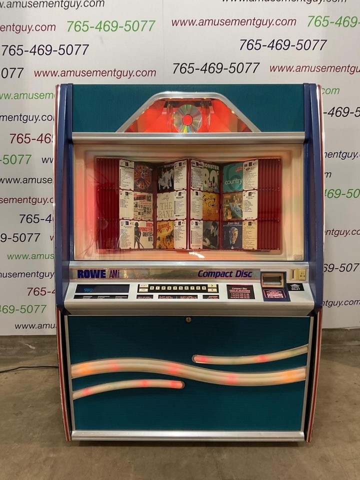 Rowe AMI CD100-B Jukebox- Includes few demo CDs and Bluetooth Audio! | eBay