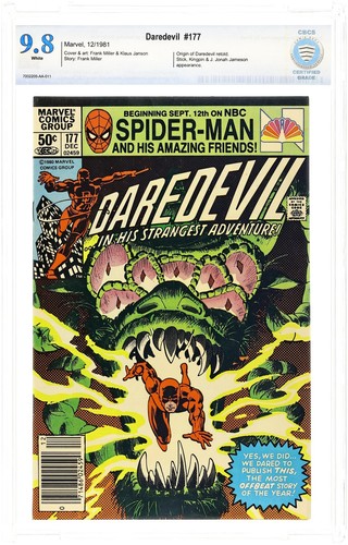 Daredevil #177N CBCS 9.8 1981 7002205-AA-011 | eBay