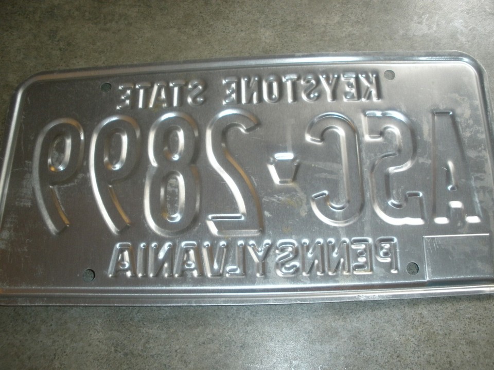 Pennsylvania Keystone State License Plate ASC 2899 July 1995 | eBay