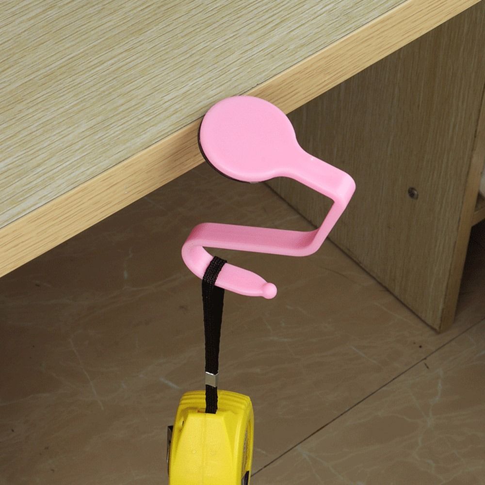 Plastic Desktop Hooks Firm Support Desk Hanging Hook Backpacks Hanger ...