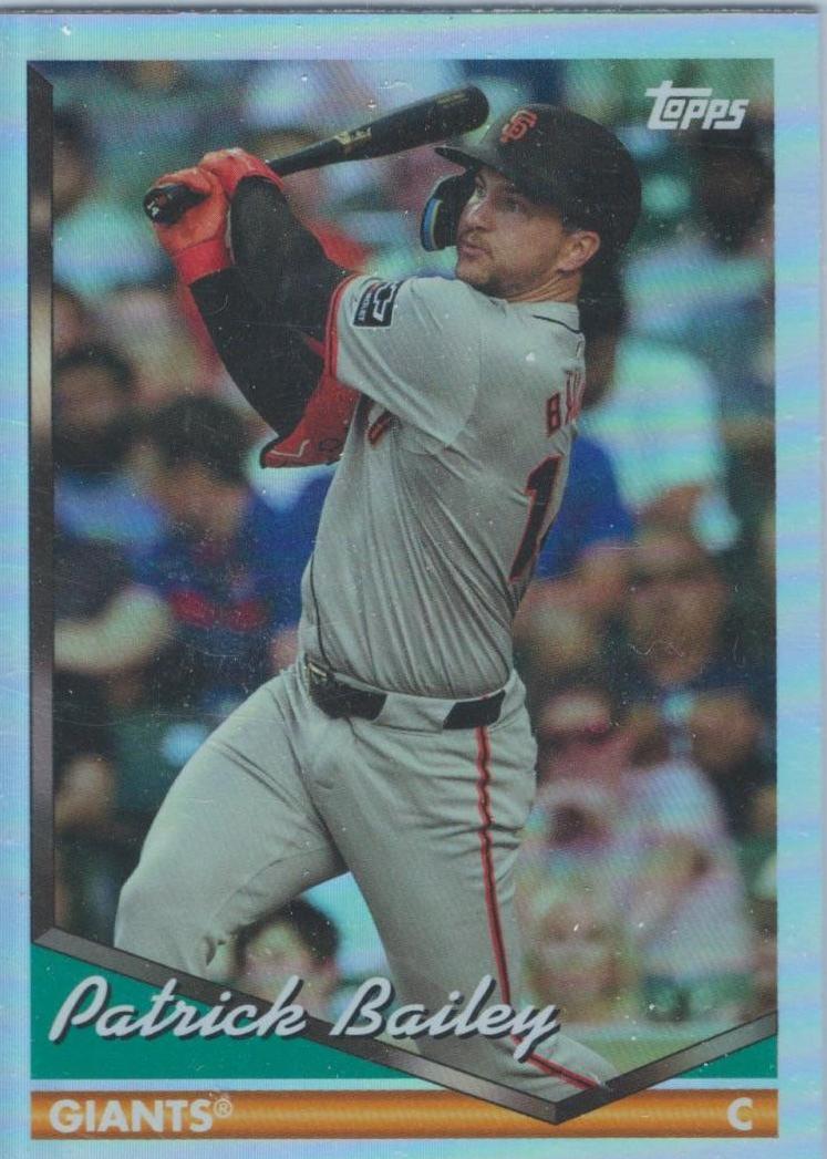 2024 Topps Archives - 1994 Topps Patrick Bailey #208 Rainbow Foilboard ...