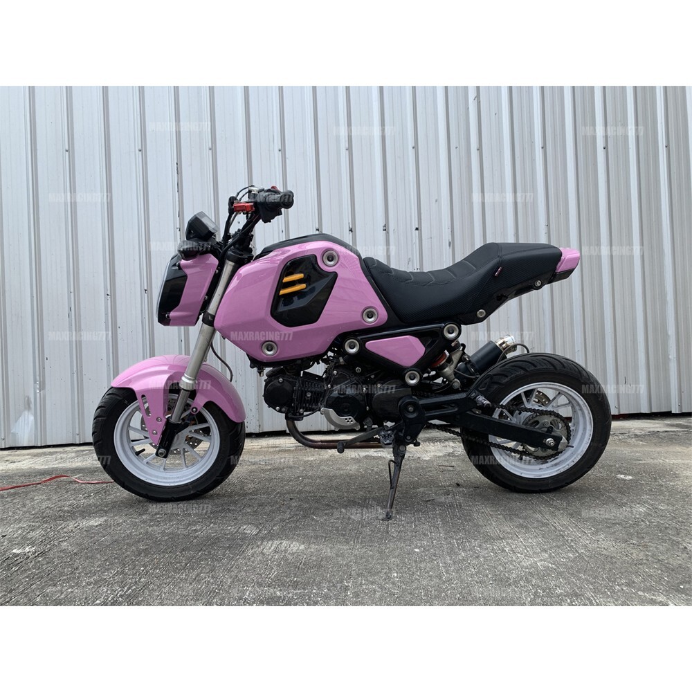 PASTEL PINK FULL PLASTIC PANEL FAIRING BELLY PAN FRAME FOR HONDA GROM ...