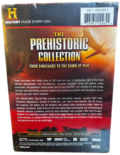 Prehistoric Collection: From Dinosaurs To The Dawn Of Man (DVD, 2009, 8 ...