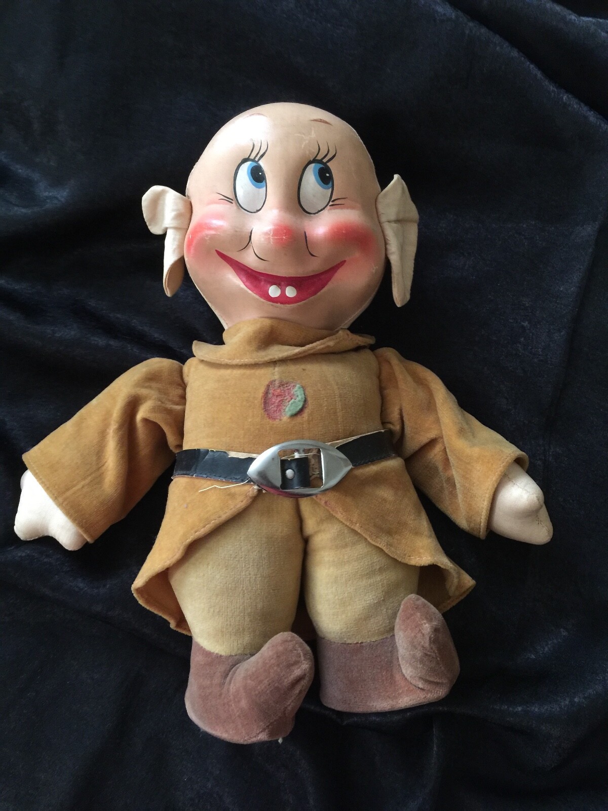 VERY RARE 1938 Disney Snow White And 7 Dwarfs Knickerbocker DOPEY Doll ...