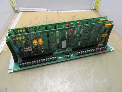 2x siemens ald-2i analog loop driver boards mom-4 fire alarm card cage ...