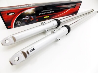 HONDA CT90 TRAIL JBS 670mm SILVER FRONT FORK LEG SET LH RH SUSPENSION ...