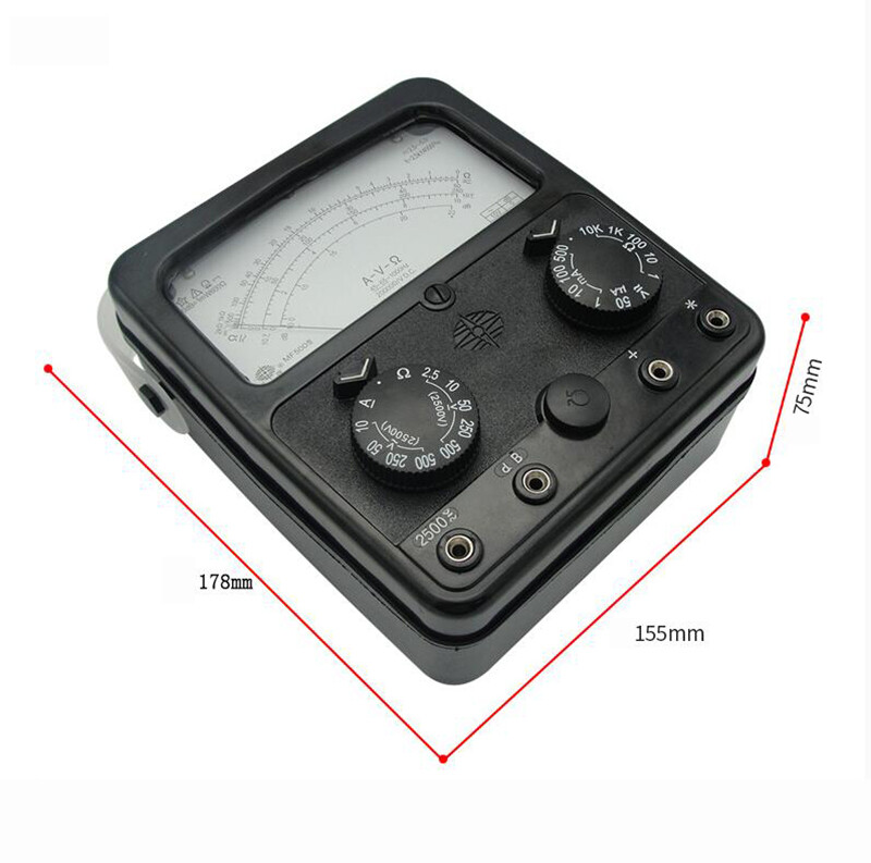 MF500 Pointer Multimeter High Precision Vintage Analog Universal ...