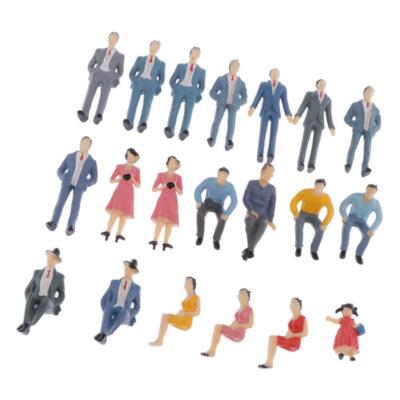 Model Trains Passenger Figures 1:30 Scale G Scale People Scenery Layout ...