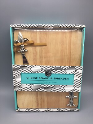 BRAND NEW Modern Expressions Cheese Board and Spreader Set | eBay