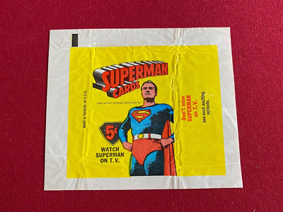1966, Superman Trading Card Wrapper (Scarce/ Vintage) | eBay