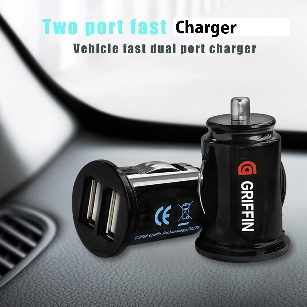 Car Charger Double USB 12V Cigarette Socket Adapter Power Plug | eBay