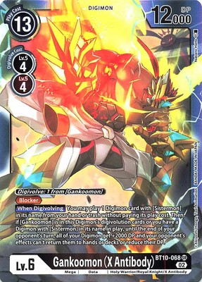 BT10-068 SR Gankoomon (X Antibody) Digimon BT10-068 Digimon | eBay