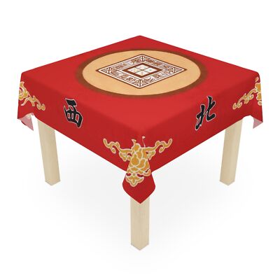 Mahjong gift, Mah Jong tablecloth, Oversize Tablecloth Design, mahjong ...