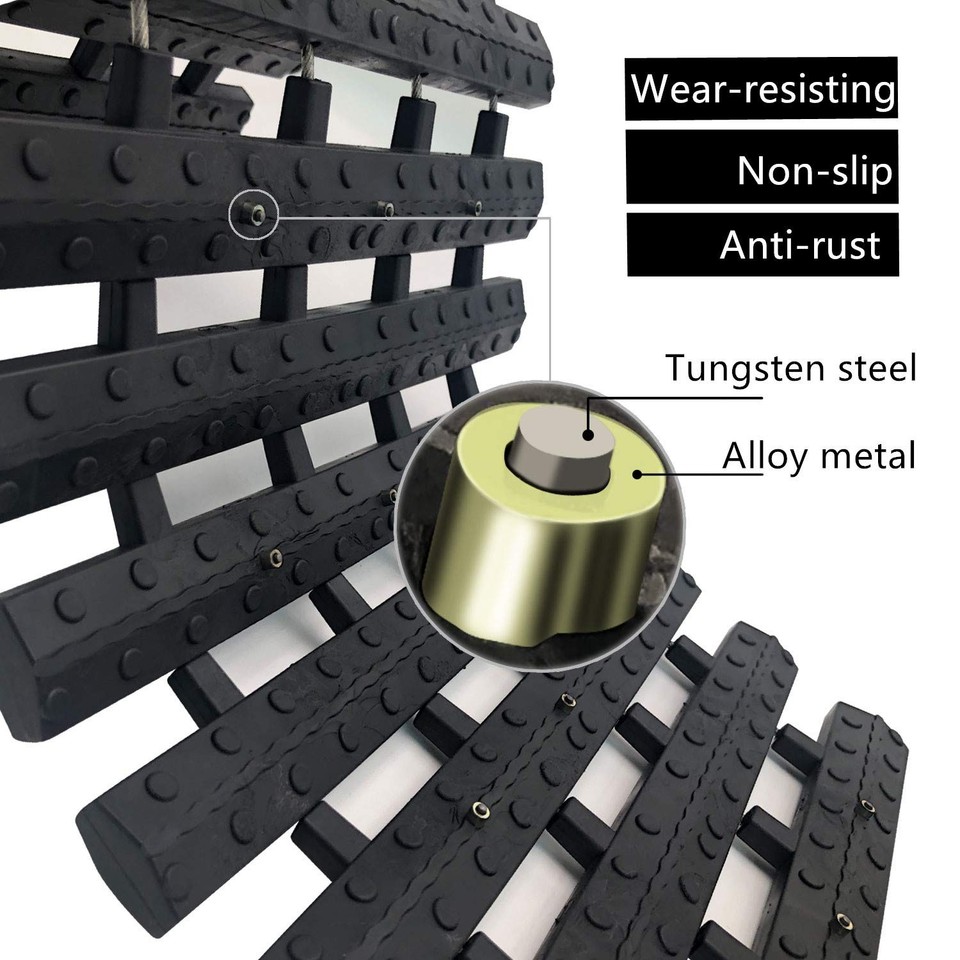 Tire Traction Mat, Recovery Track Portable Emergency Devices for 2pcs ...