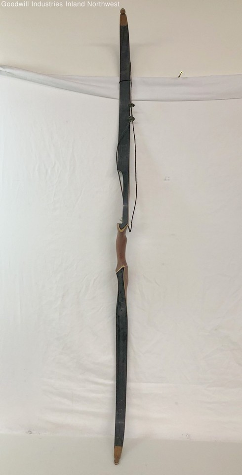 Vintage 57" Damon Howatt Archery Black & Brown Hunter Recurve Bow | eBay