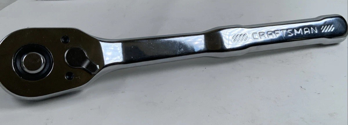 Craftsman 1/2 Dr Thin Profile 72 Tooth Chrome Ratchet CMMT86723 | eBay