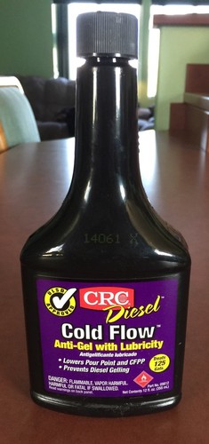 CRC DIESEL COLD FLOW,ANTI-GEL WITH LUBRICITY,PART# 05612,12 OUNCE ...