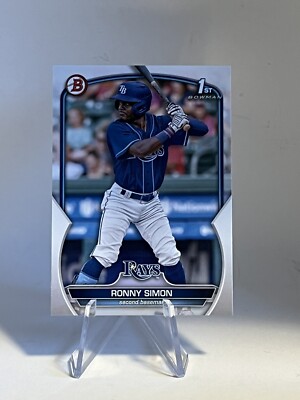 2023 Bowman Baseball Tampa Bay Rays 1st Bowman Ronny Simon Paper 17 ...