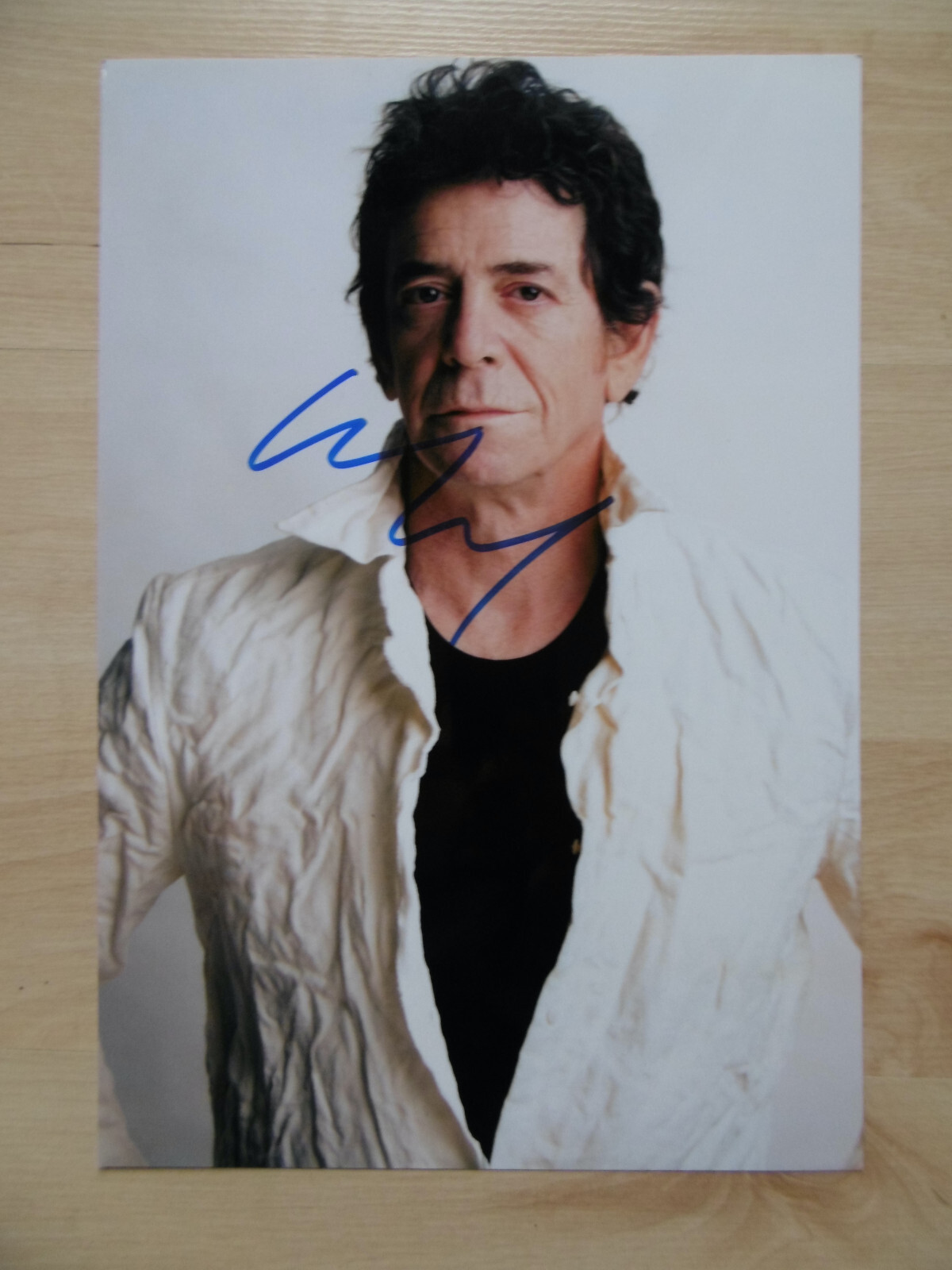 Lou Reed "The Velvet Underground" Original Autogramm signed 20x30 cm ...
