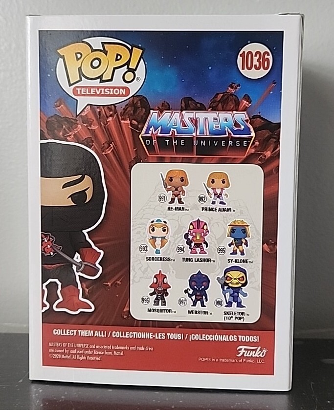 Funko Pop! Masters of the Universe Ninjor #1036 NYCC 2020 & TOY TOKYO ...