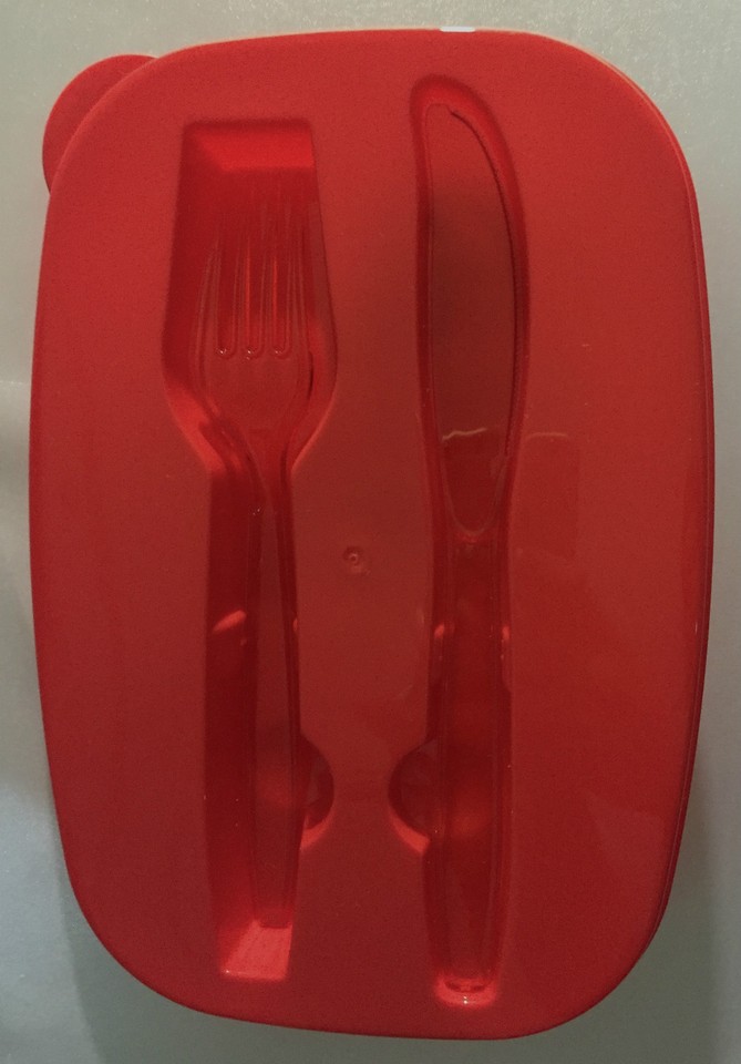 SALAD TO GO-Lunch, Fork, Knife, Plastic bowl container Fast Shipping ...