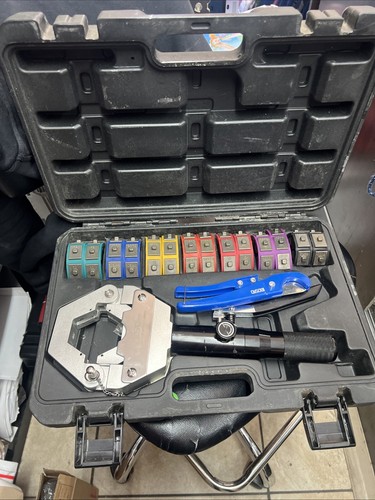Ibosad Hydraulic AC Hose Crimper Tool Kit Set *COMPLETE* | eBay