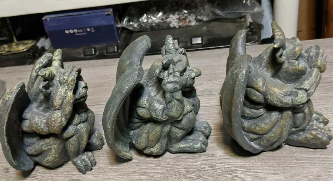 Evil Gargoyle Statues